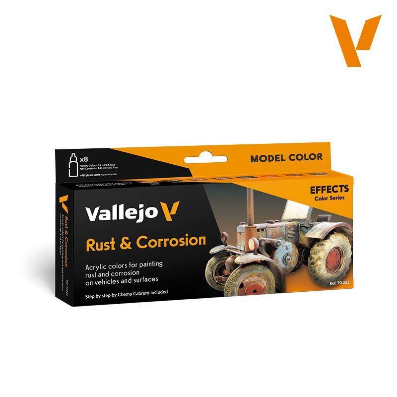 Набор красок Vallejo Model Color Set: Rust & Corrosion (8) - обновленная формула 2024 купить на ...