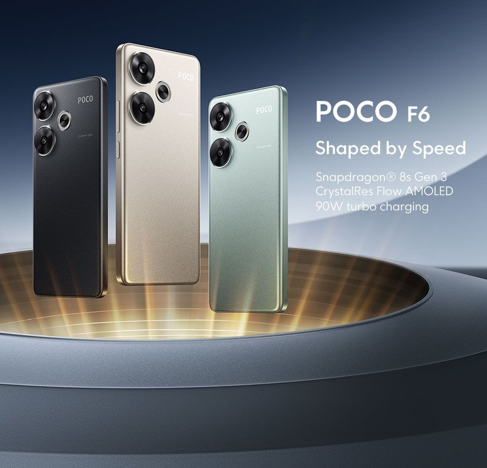 Смартфон Poco F6 5G NFC-1 256 ГБ 8 ГБ Зеленый OLED/AMOLED 2 SIM купить ...