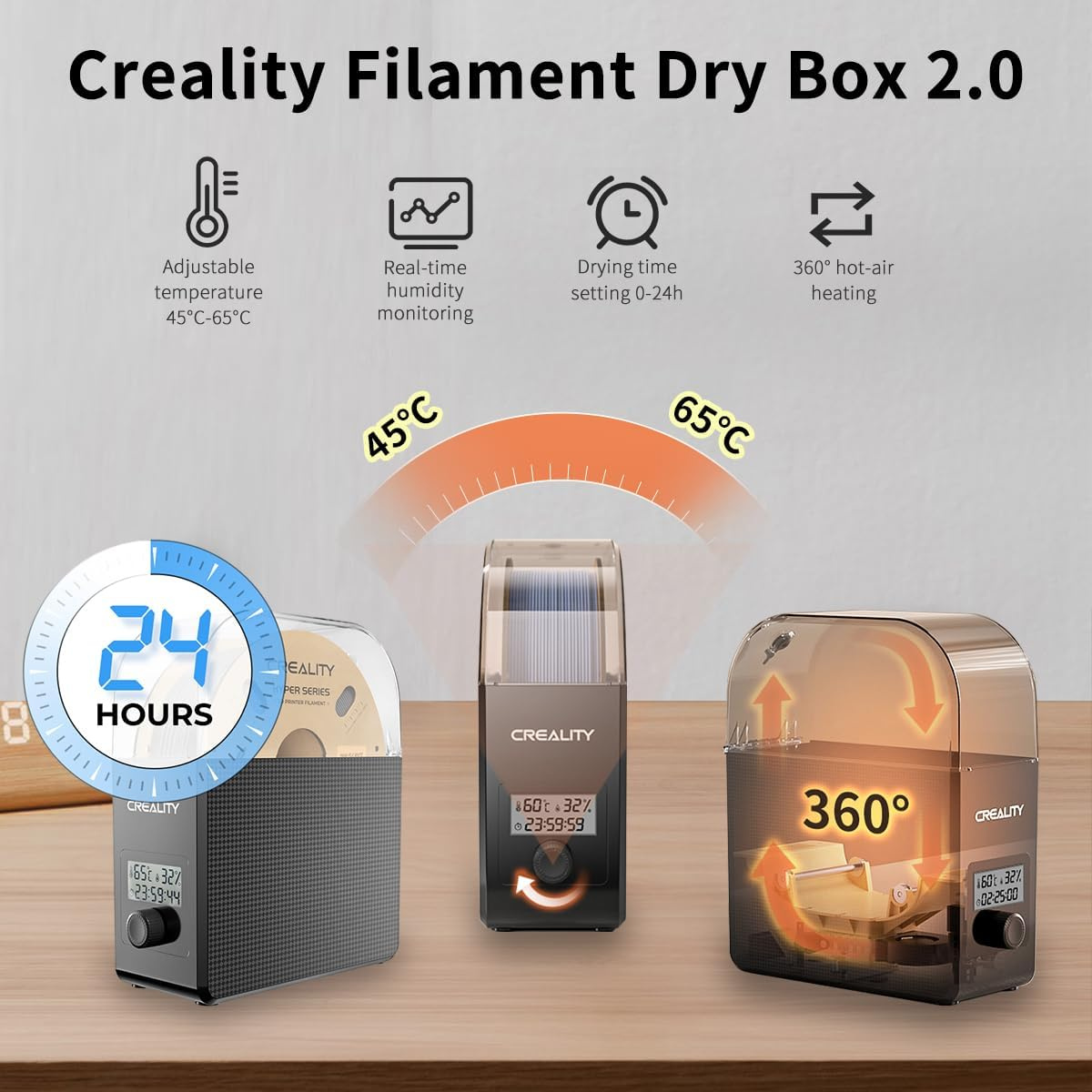 Creality Filament Dryer Box Pro для 3D-принтера, бокс 2.0 для хранения ...