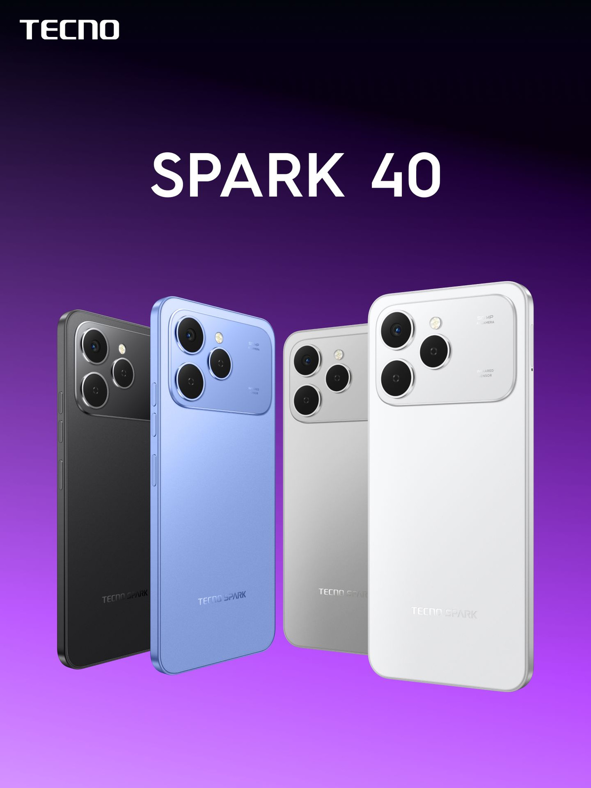 Смартфон Tecno POVA 6 Neo LI6 256 ГБ 8 ГБ Черный, Серый 6.67 IPS SPARK ...