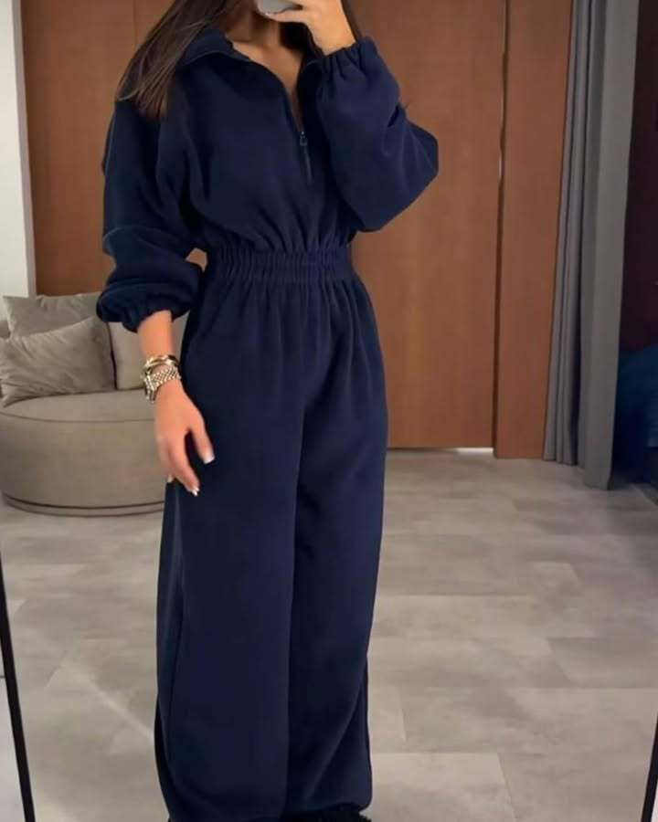 Комплект одежды Женский KERNA Повседневный брючный светло-серый, размер 42 Лавсан Однотонный ...