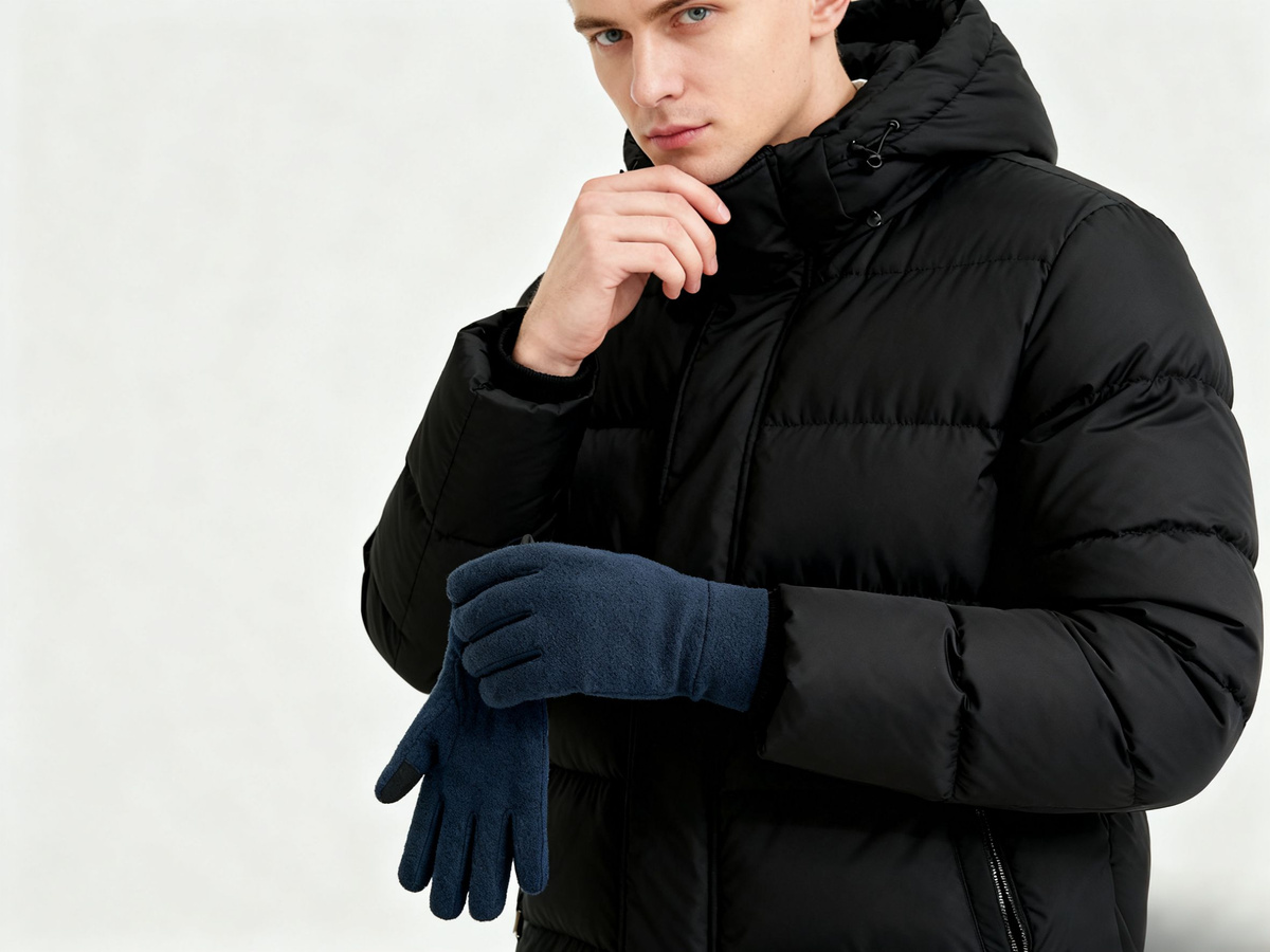 Перчатки OZERO флисовые мужские зимние Черная перчатки купить на OZON по низкой цене (2971430122)