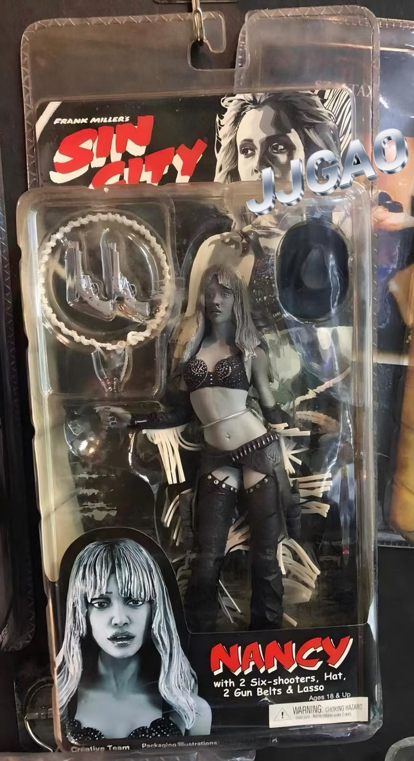 фигурки NECA, Sin City: Nancy (black and White version), 7-inch movable ...