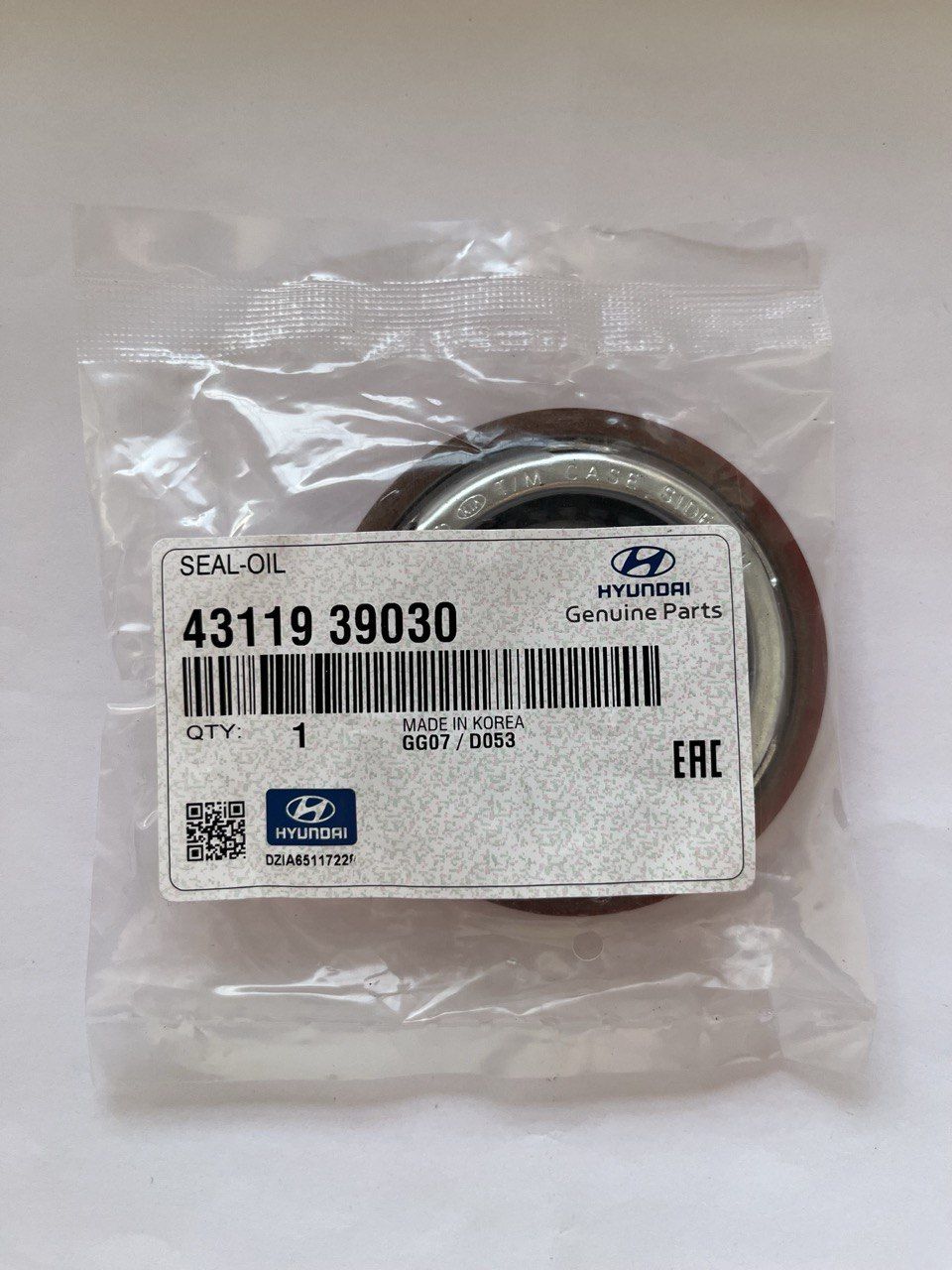 Сальник привода КПП левый 4311939030 HYUNDAI/KIA купить на OZON по ...