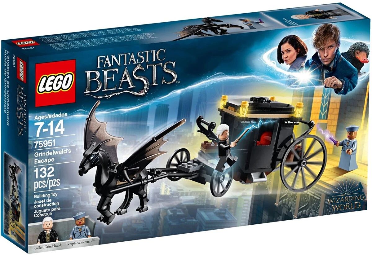 LEGO Побег Гарри Поттера Гриндельвальда 75951 купить на OZON по низкой ...