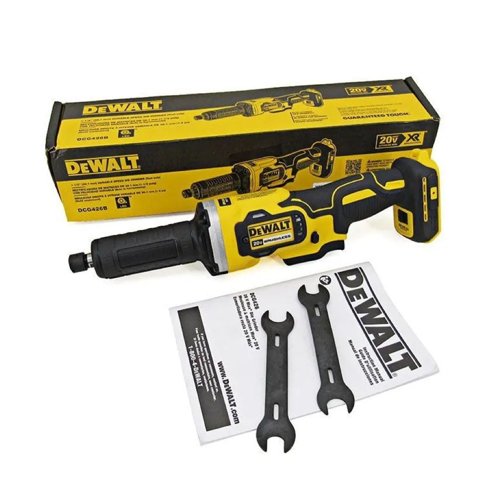 Аккумуляторная прямошлифовальная шлифмашина DeWALT DCG426B 20V купить ...