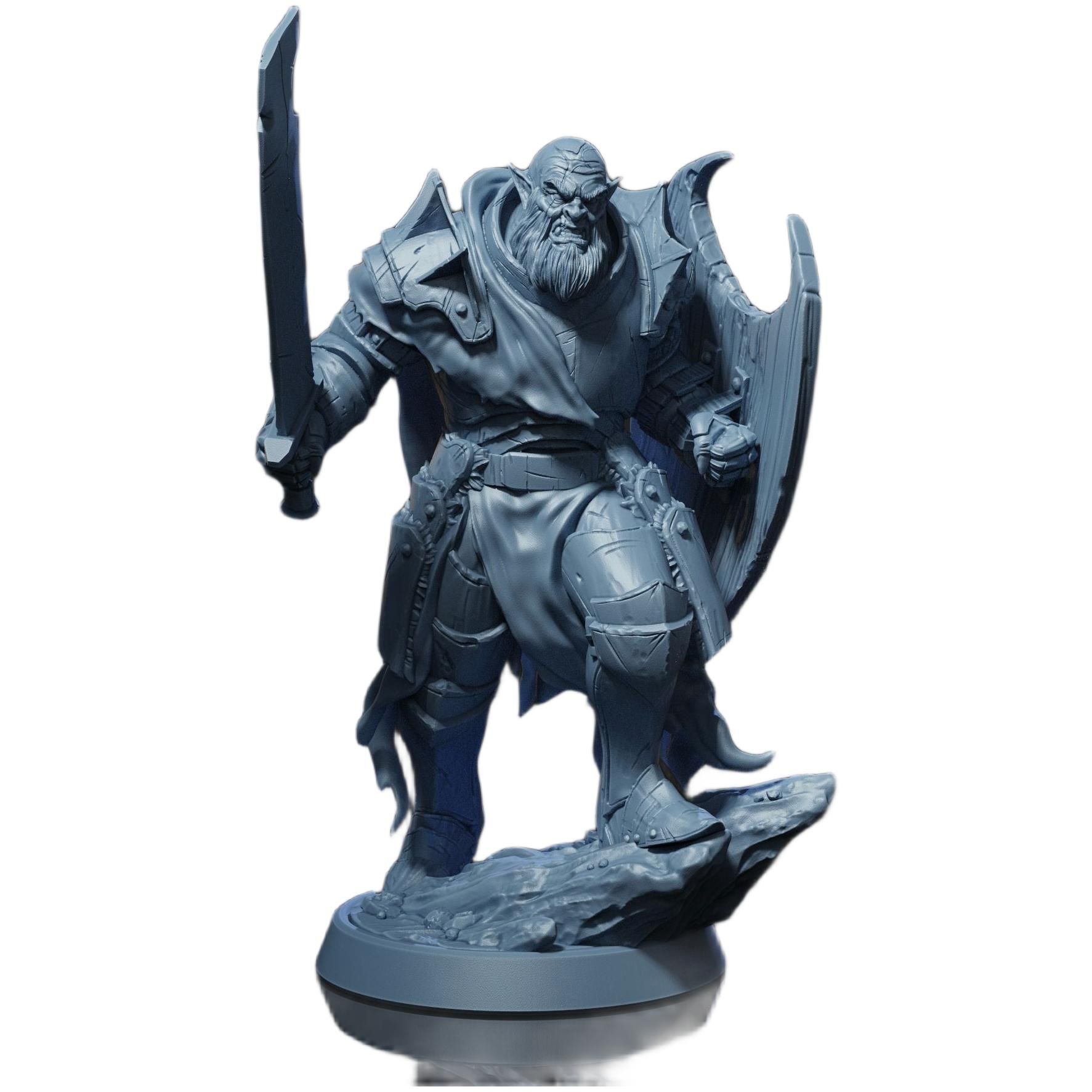 Миниатюра для настольных игр (DnD, Pathfinder) Hobgoblin Captain под ...
