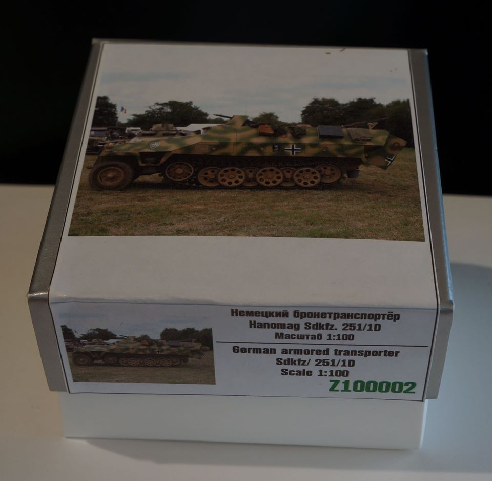 Немецкий бронетранспортёр Hanomag Sdkfz. 251/1D 1/100 Zebrano Z100002 ...