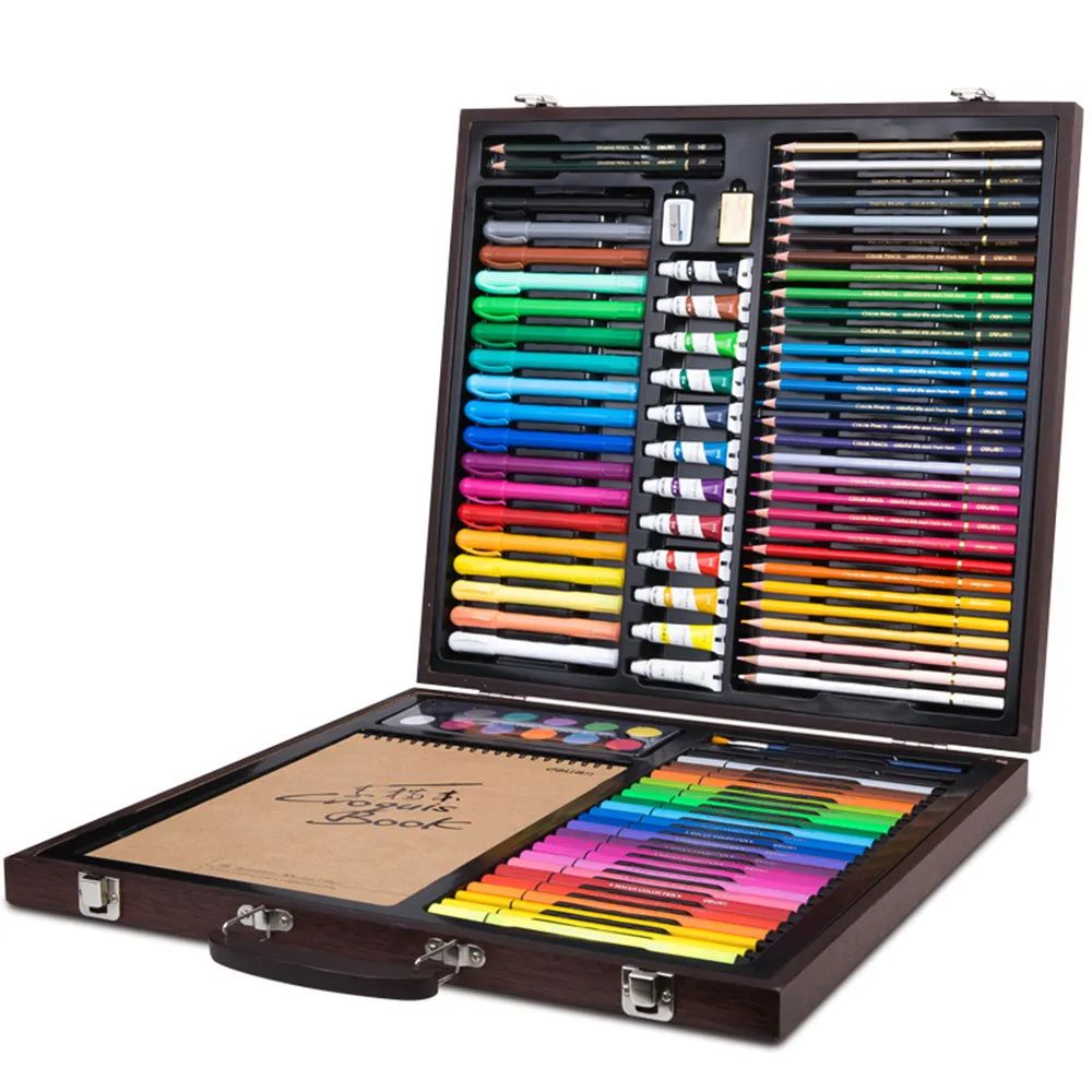 Набор для рисования Xiaomi DELI Painting Set Wooden Box (1 set / box ...