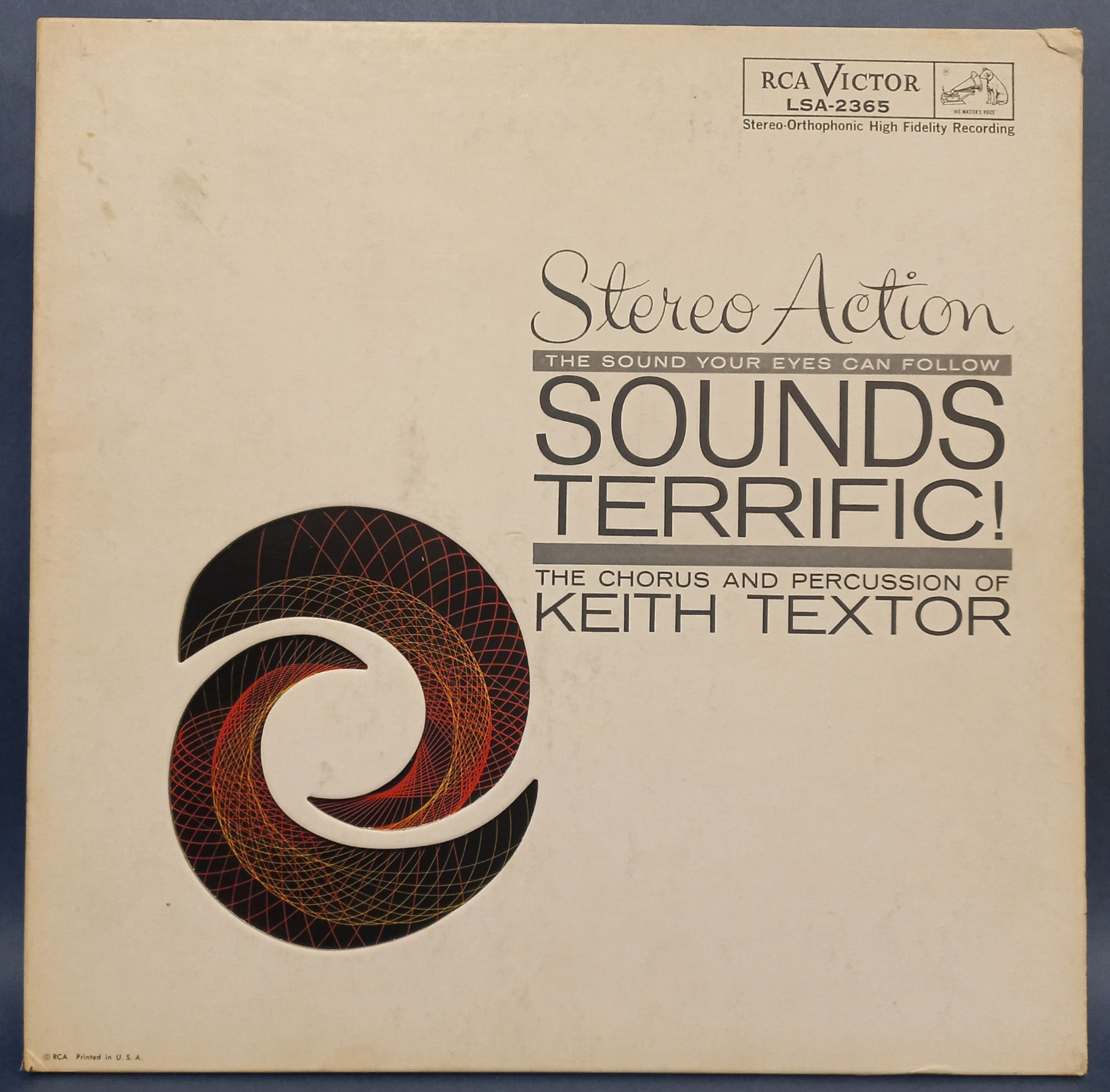 The Chorus And Percussion Of Keith Textor - Sounds Terrific! (LP) 1961 ...