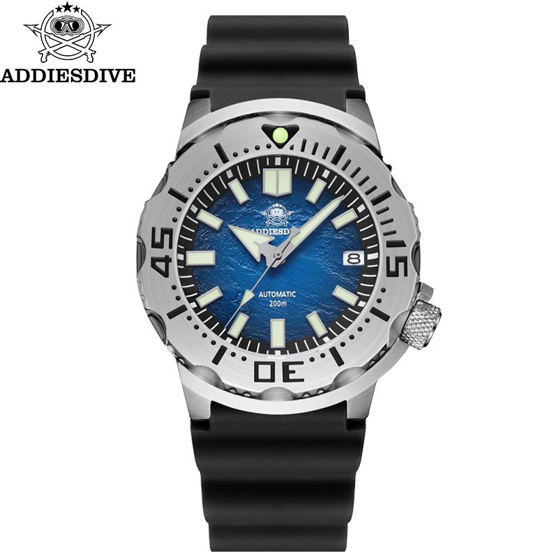 ADDIESDIVE Часы наручные Кинетические Сапфировое стекло, люминесцентное ...