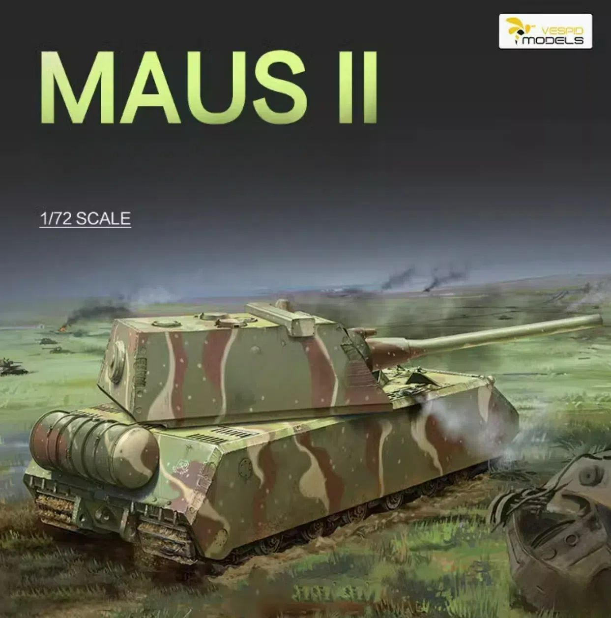 VESPID VS720006 1/72 Немецкий язык PANZERKAMPFWAGEN MAUS II Модель ...