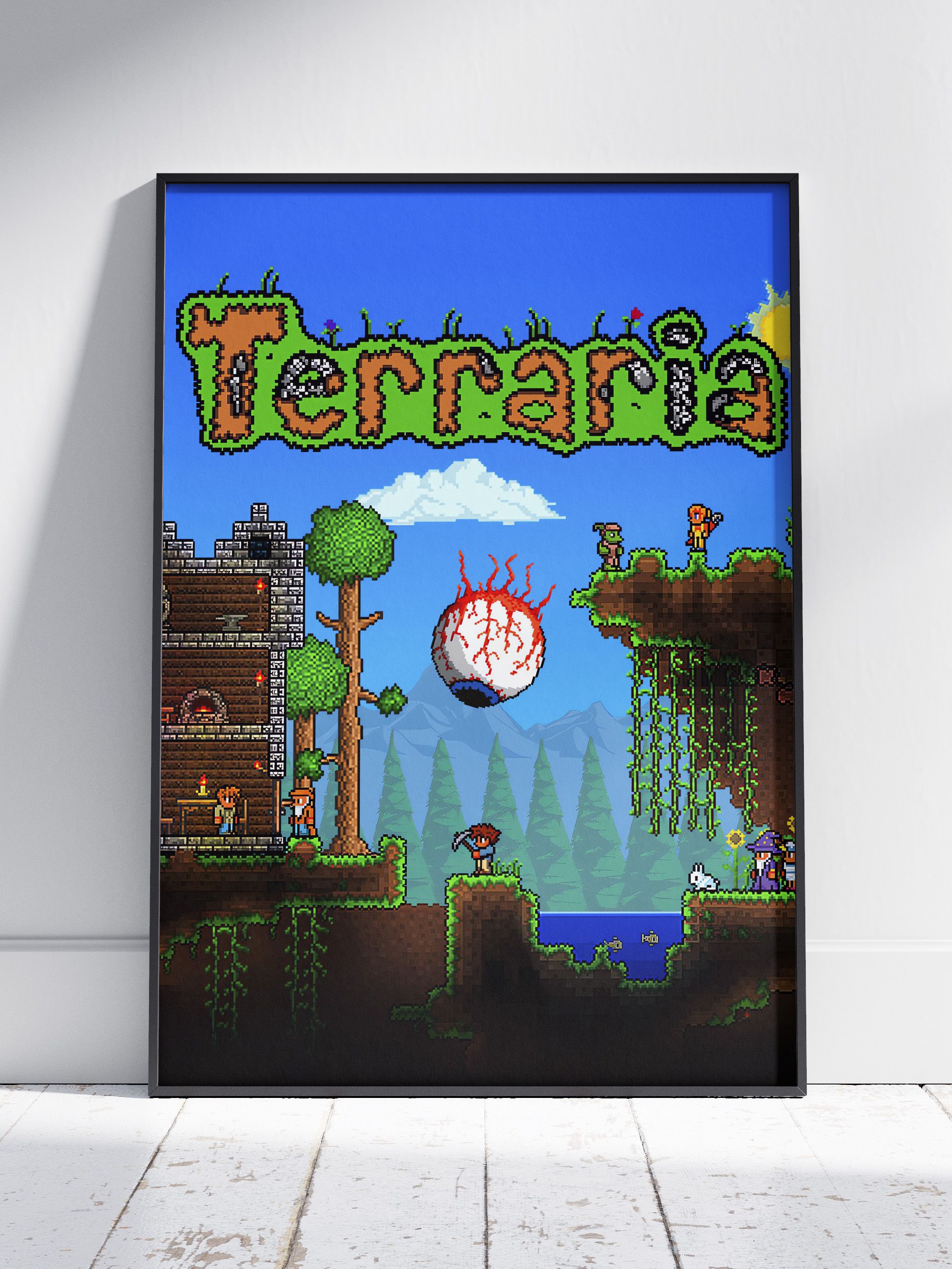 Постер HEAVEN POSTER Люди, Арт Terraria 3, 30 21 купить c доставкой на ...
