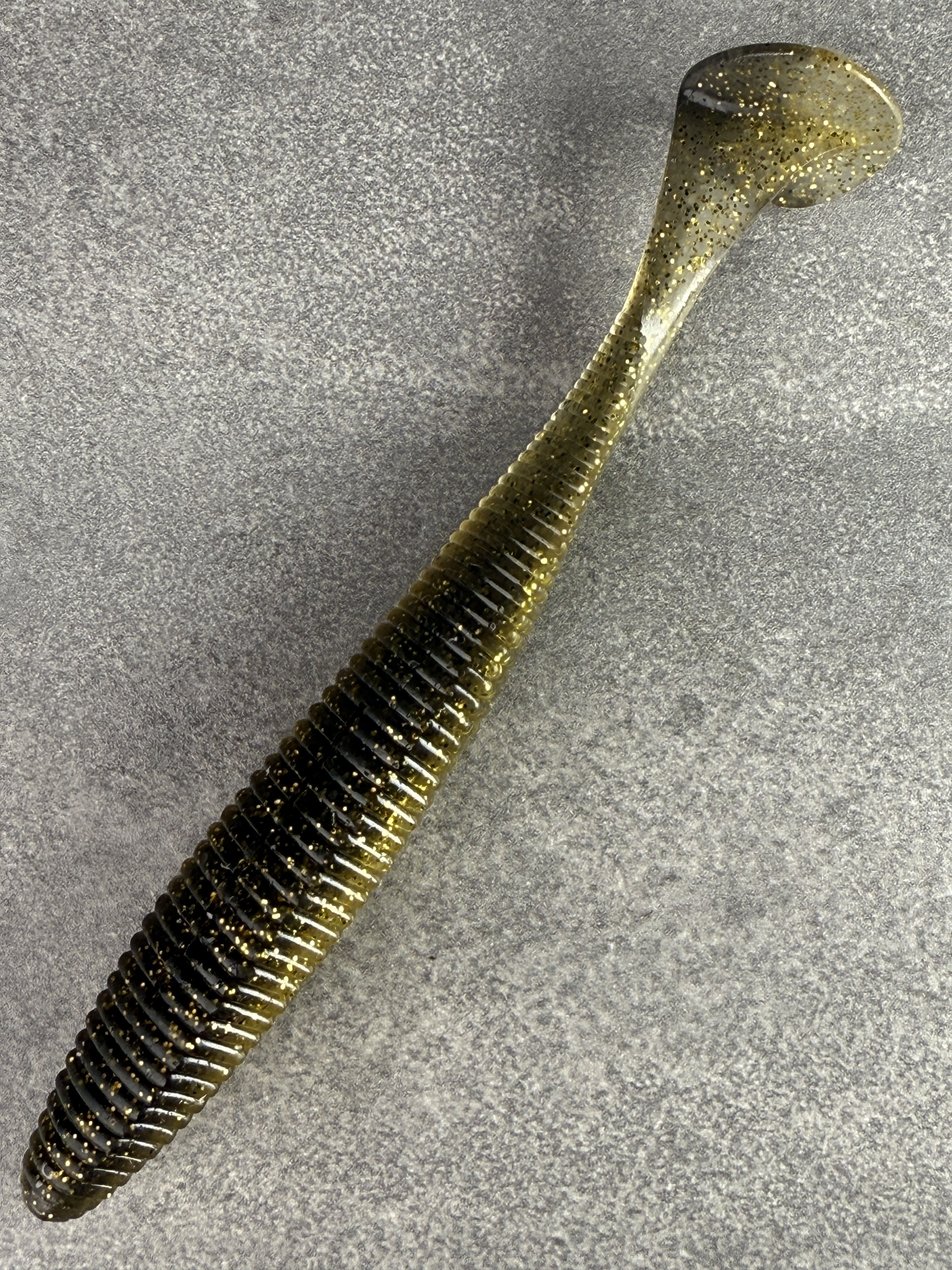 Виброхвост JACKALL Rhythm Wave 5,8" (4 шт.) цв. gold & black shad ...