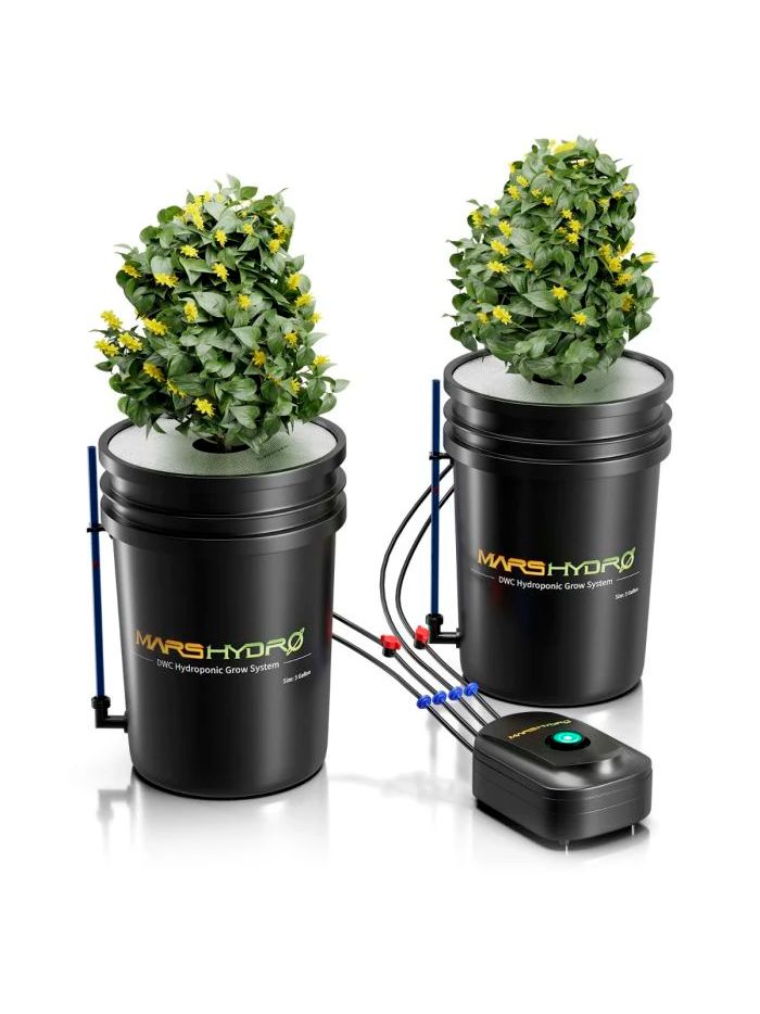 Готовая гидропонная система Mars Hydro DWC 20л на 2 растения купить на ...