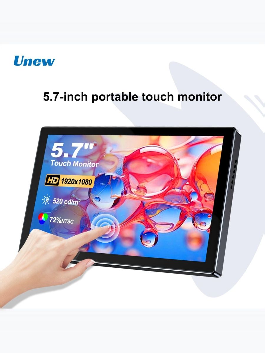 UNEW 5.7" Монитор, черный матовый купить на OZON по низкой цене ...