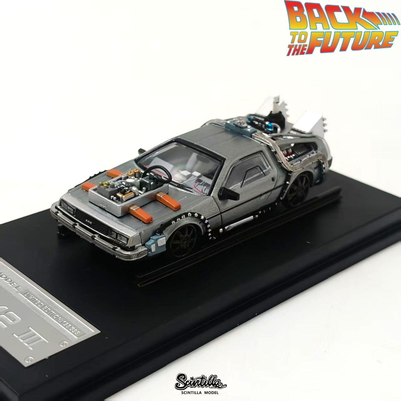 Машинка MJ MODEL 1/64 #Back To the Future 2 Литой под давлением ...