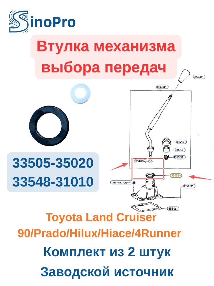 SinoPro Ремкомплект КПП, арт. 33505-35020 купить на OZON по низкой цене ...