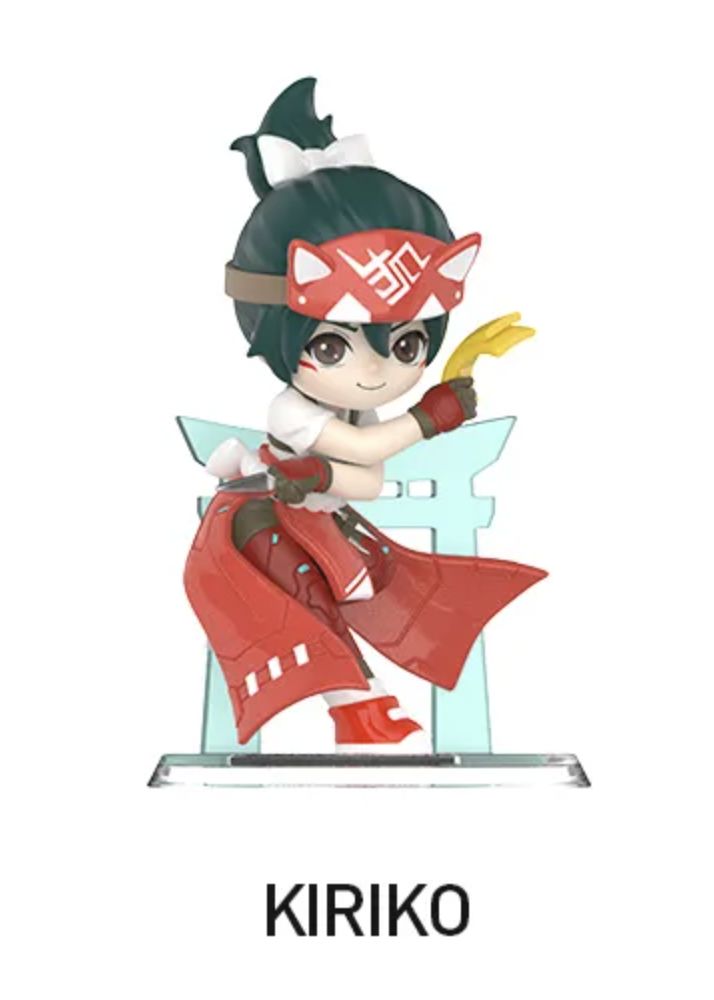 POP MART - Коллекция Overwatch Play of the Game Series Figure, KIRIKO ...