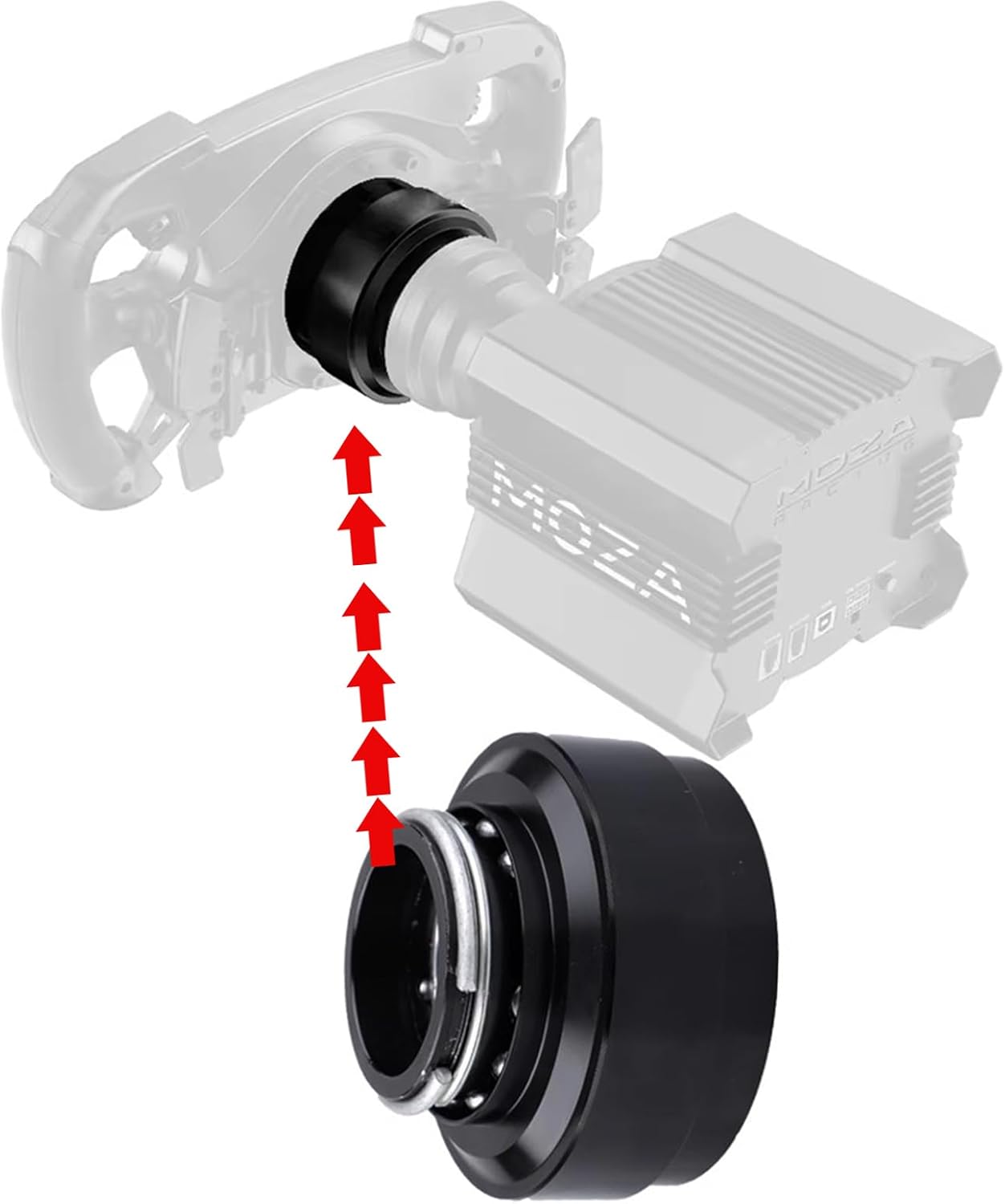 Быстросъемная ступица руля MOZA Racing Quick Release Adapter купить на ...