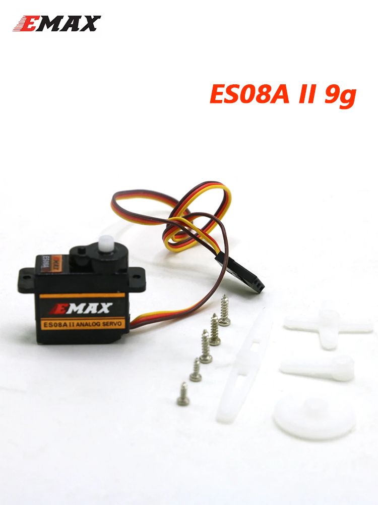 EMAX ES08A II 9г сервопривод,для RC моделей фиксированного крыла купить ...