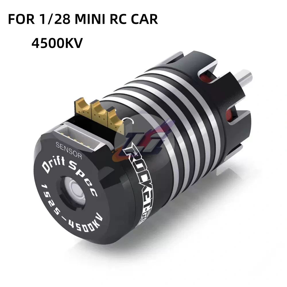 ROCKETRC 1/28RC DRIFT SPEC 1525 4500KV мотор (черное) Индуктивный ...
