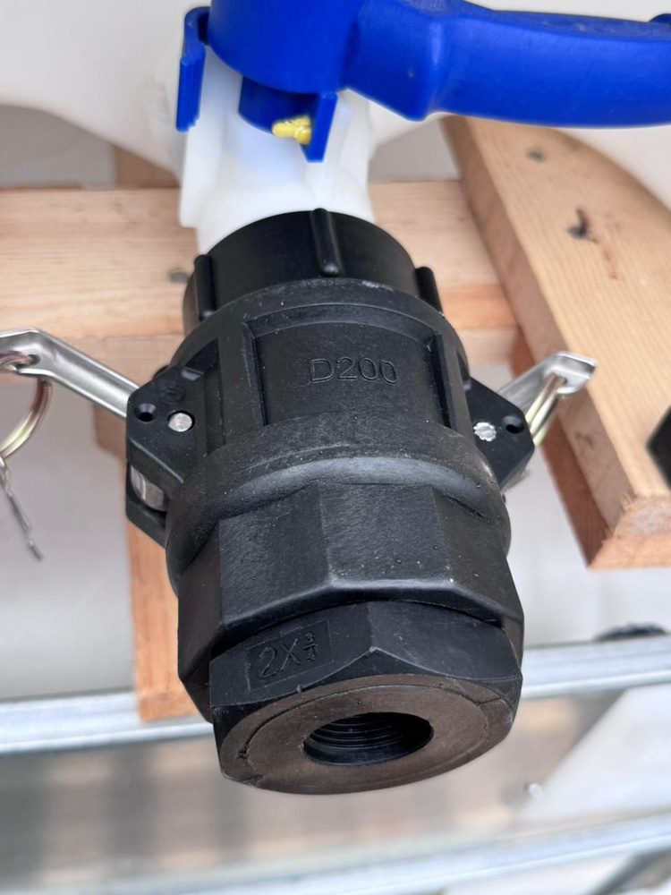 Переходник На Еврокуб Кран 60мм с крупной резьбой х 3/4" ВР Комплект ...