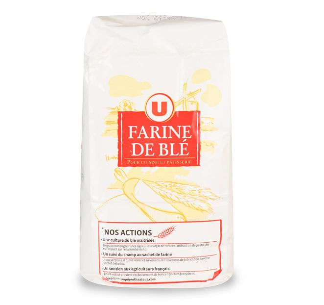 Мука пшеничная высший сорт, Sistem U, 1 кг, Франция - купить с ...