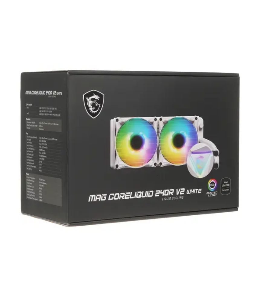 Система водяного охлаждения MSI MAG CORELIQUID 240R V2 WHITE - купить ...