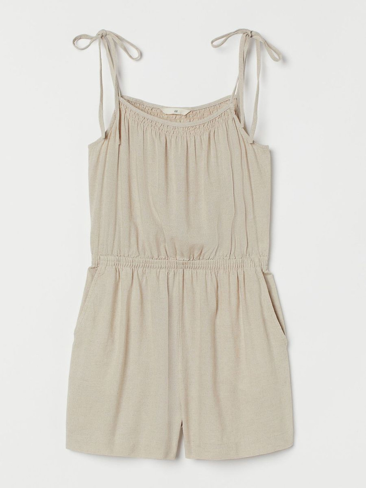 Комбинезон женский H&M, цвет: светло-бежевый. 0988655002. Размер XXL ...