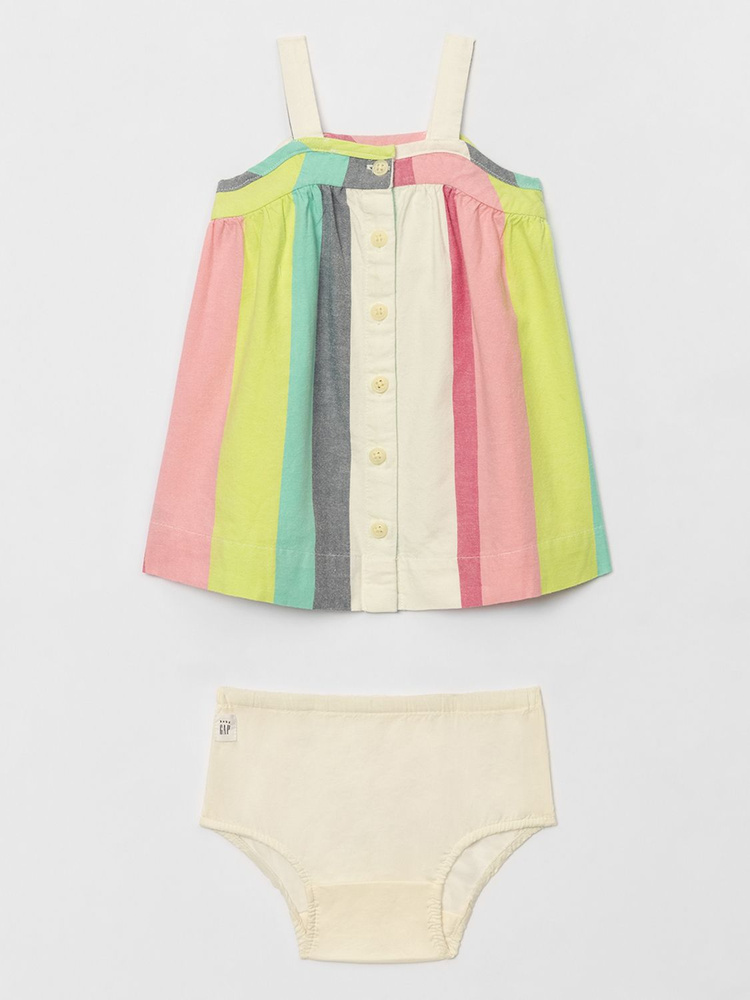 Платье для девочки GAP, цвет: розовый. 681726. Размер 3-6 мес. (62), Девочки, На любой сезон ...