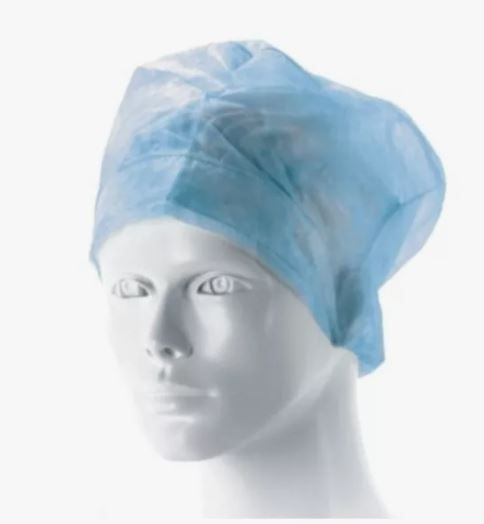 Шапочка "Колпак" с впитывающей полосой, одноразовая медицинская, 10 ...