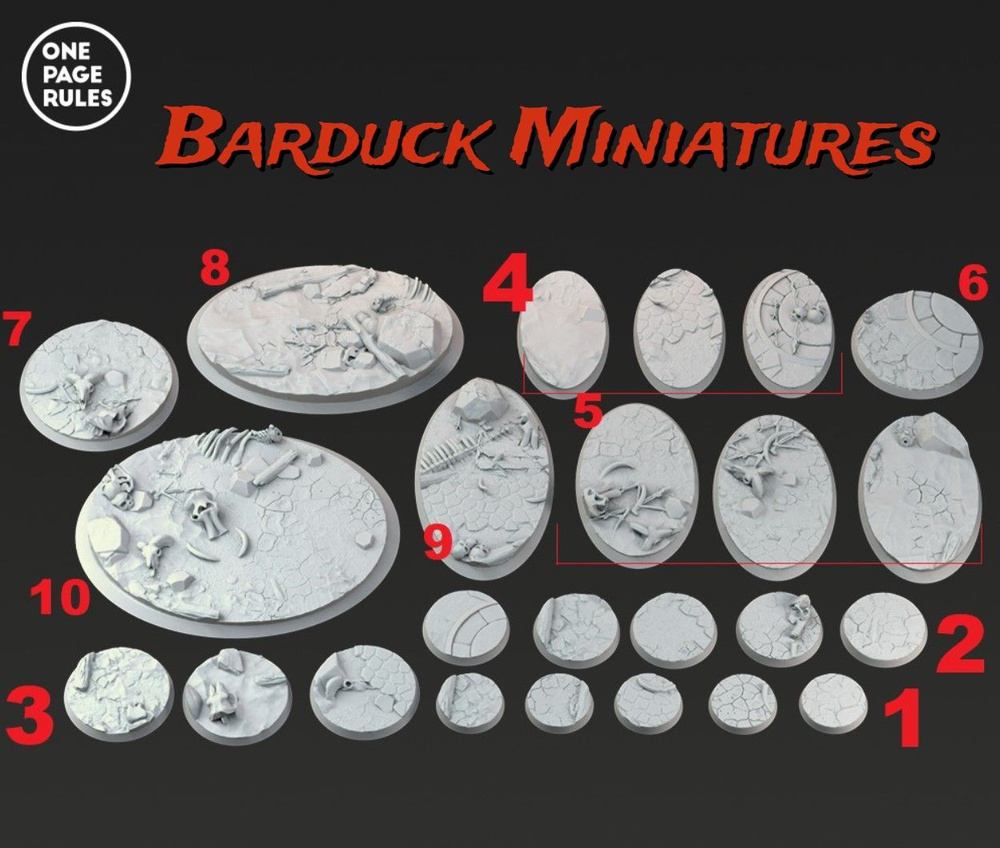 Базы/Подставки/Bases Warhammer Beastmen Круглые 40мм - купить с ...