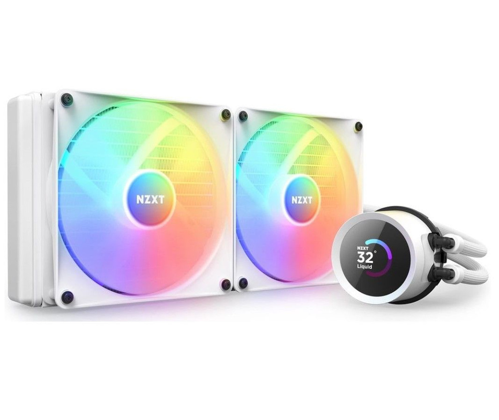 Система жидкостного охлаждения NZXT Kraken 280 RGB LGA White - купить кулер по выгодной цене в ...