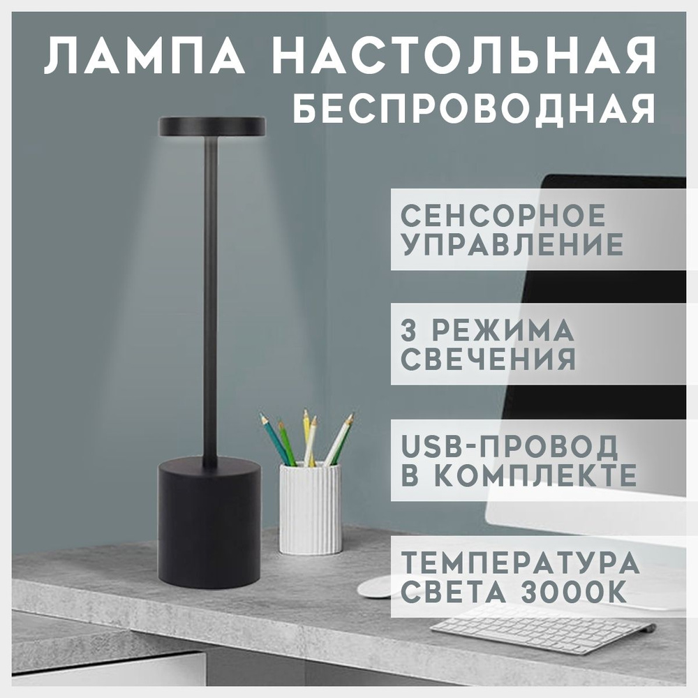 Светильник настольный сенсорный VarietyStore, лампа декоративная ...