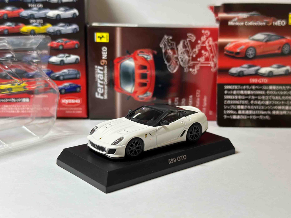 Машинка Kyosho 1:64 Ferrari 599 GTO Competizione alloy trolley model ...