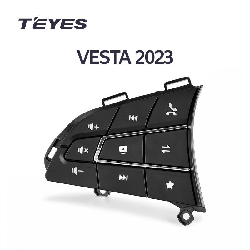 Штатные кнопки руля Lada Vesta 2023+ (NG) Teyes Steering Wheel Buttons ...