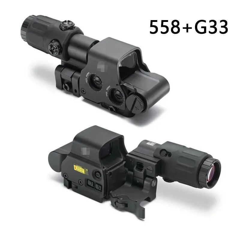 Прицел коллиматорный EOTech 558 Red Green Point + MAGNIFIER G33 - 3X (Black) - купить с ...