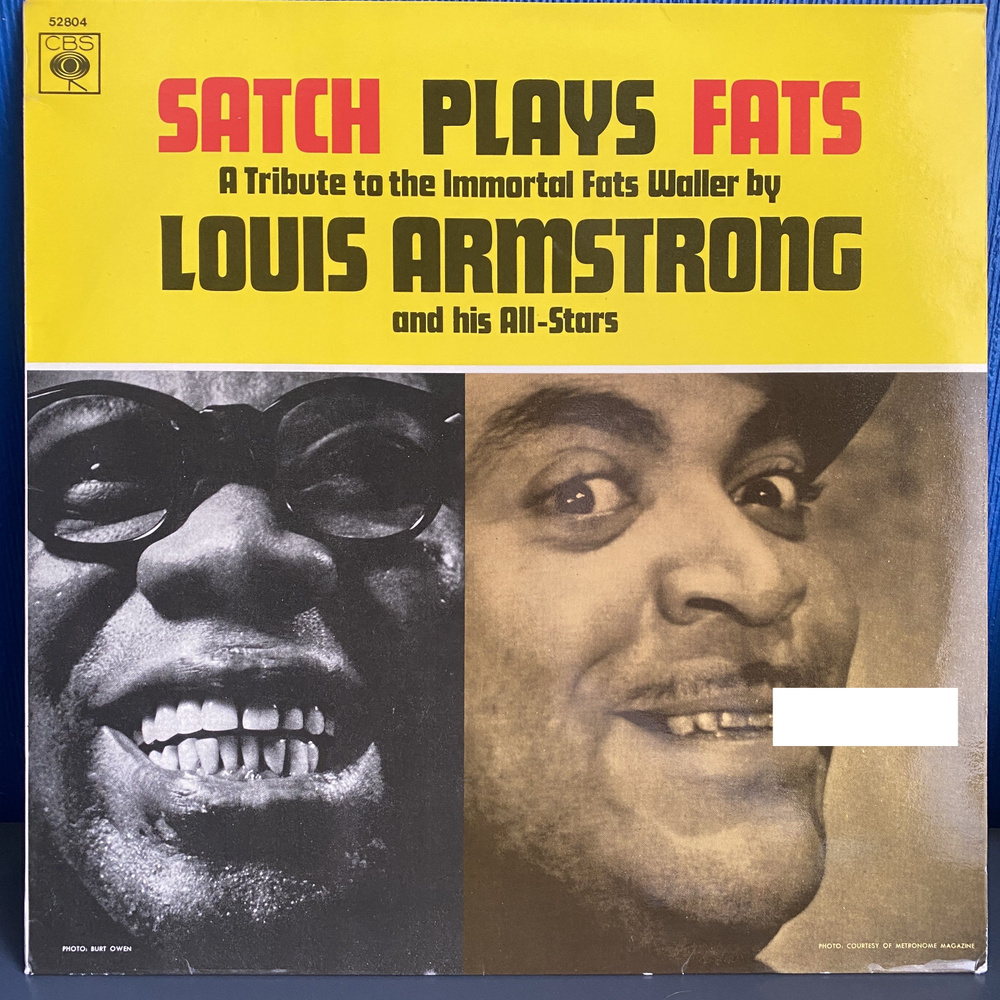 Louis Armstrong And His All-Stars. Satch Plays Fats (EX+) ПЕРВОПРЕСС ...