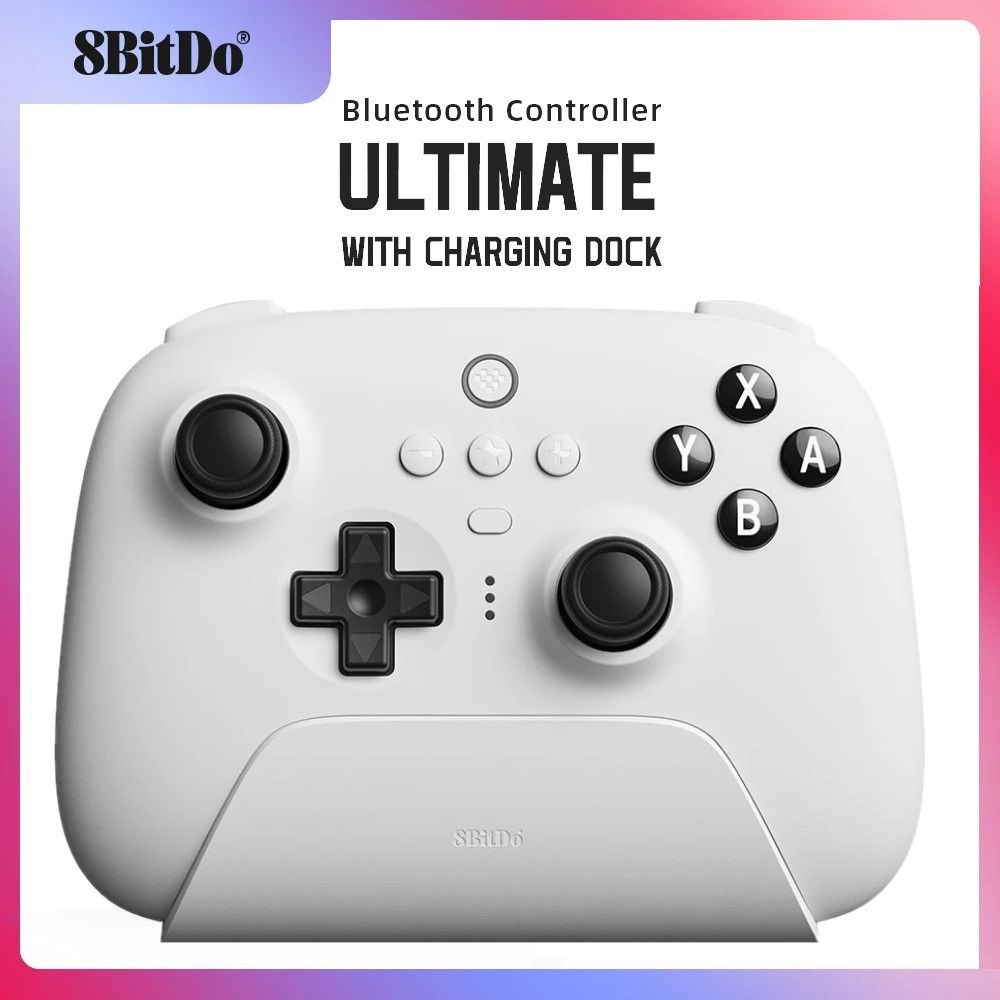 8bitdo Ultimate беспроводной Bluetooth игровой контроллер с зарядной док-станцией для Nintendo ...