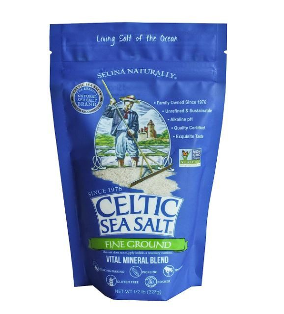 Серая соль Celtic Sea Salt, Light Grey Celtic, смесь основных минералов ...