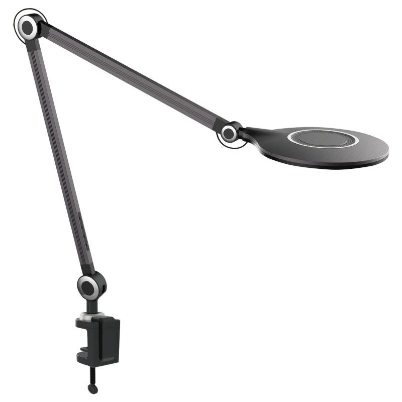 Светильник настольный National NL-74, LED, 10Вт, струбцина, черный ...