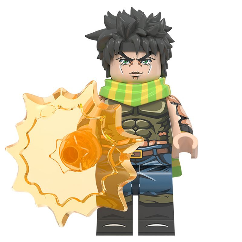 Аниме фигурок Конструктор (совместимы с лего),Jojo's Bizarre Adventure (5см, пакет)-G542 Joseph ...