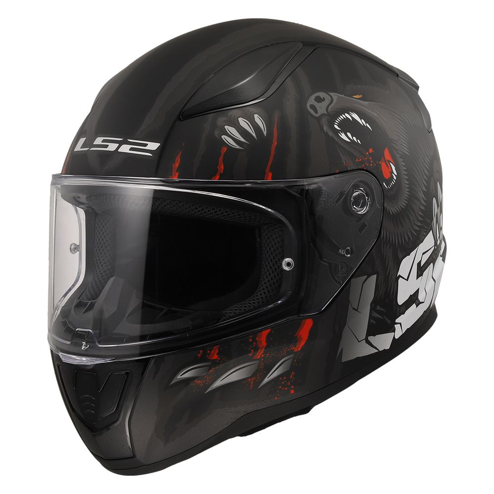 Мотошлем LS2 FF353 RAPID II CLAW (черный, XXL) купить на OZON по низкой ...