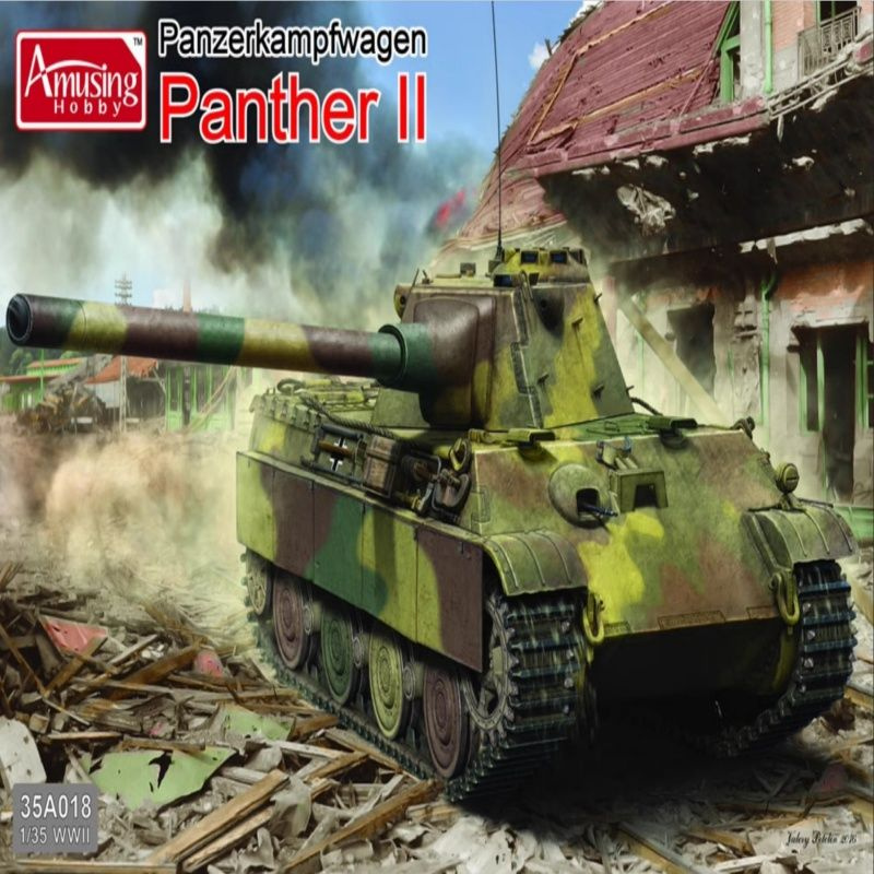 Amusing Hobby 1/35 35A018 Немецкий Panzerkampfwagen Пантеры II Танки ...