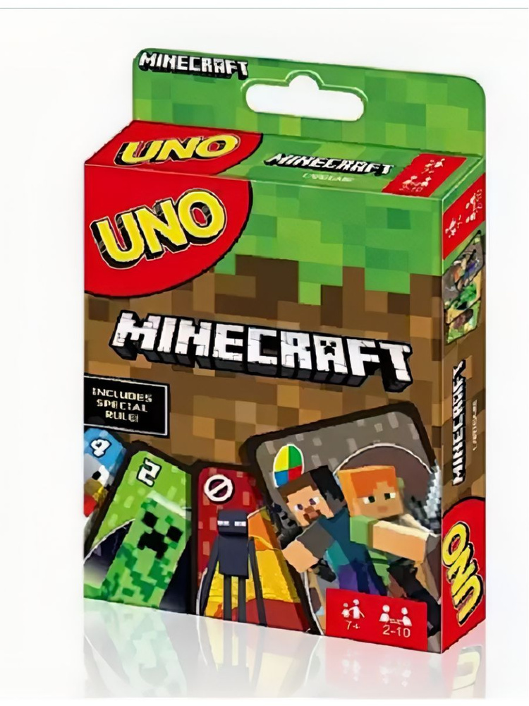 Игра настольная карточная UNO "Minecraft" купить на OZON по низкой цене ...