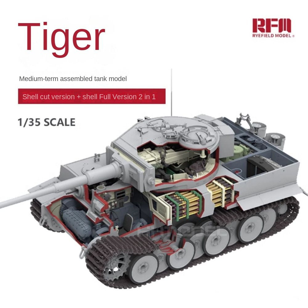 Rye Field RFM 5001 1/35 pz.kpfw.vi ausf.e sd.kfz.181 Тигр I Ранние ...