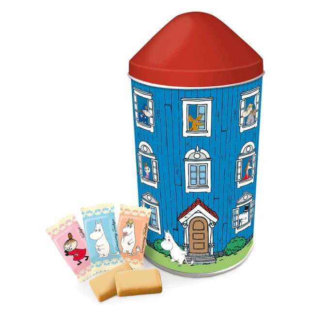 Fazer moomin soft fudge house фруктовые сливочные ириски в жестяном ...