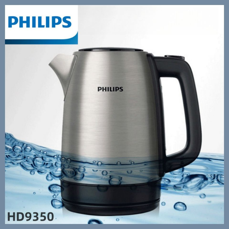 Philips Электрический чайник HD9350, серый металлик купить на OZON по ...