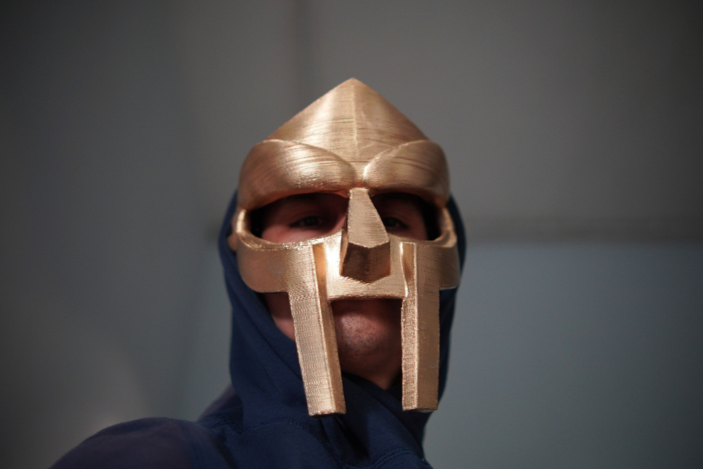 Маска МФ Дум Золотая Гладиатора Марвел MF Doom Golden Gladiator mask ...